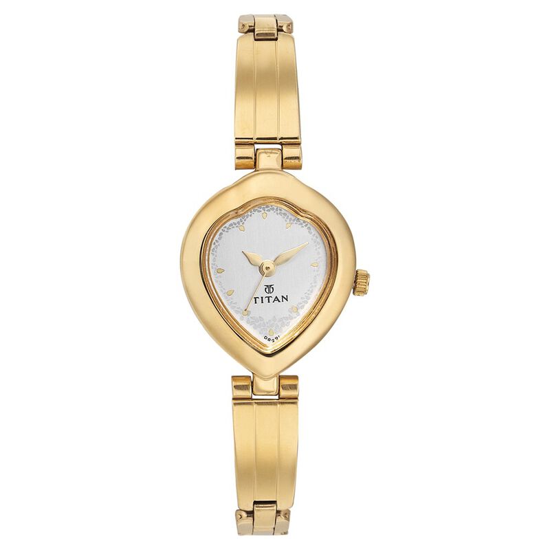 Buy Online Titan Quartz Analog Silver Dial Watch for Women - nc2475ym01 ...