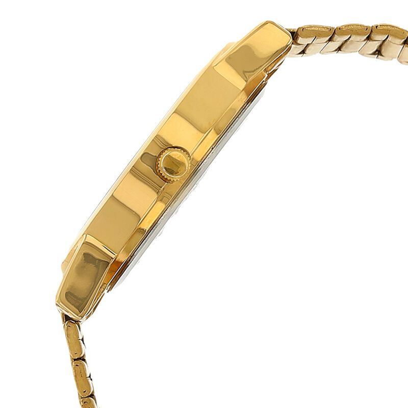 Buy Online Sonata Quartz Analog Champagne Dial Stainless Steel Strap ...