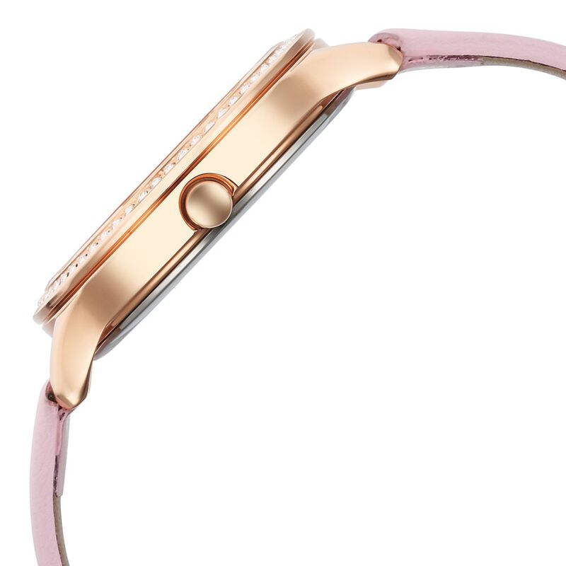 Buy Online Titan Purple Glam It Up Pink Dial Analog with Date Strap ...