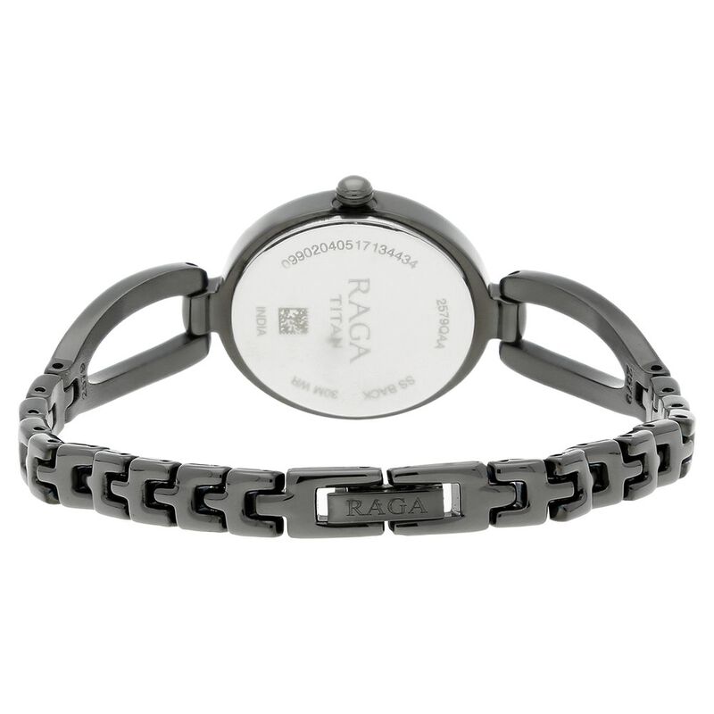 Buy Online Titan Raga Viva Anthracite Dial Women Watch With Metal Strap ...