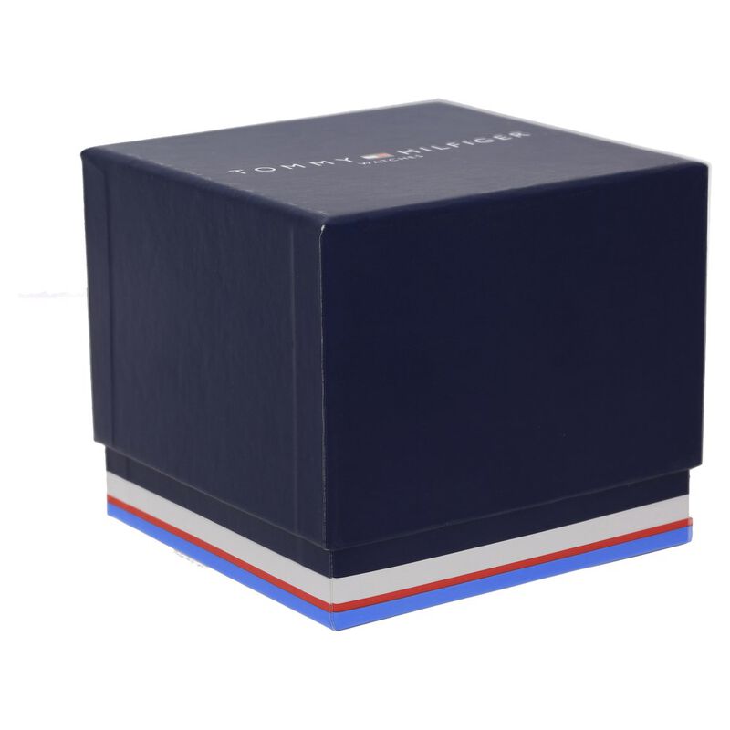 Buy Online Tommy Hilfiger Quartz Analog Black Dial Metal Strap Watch ...