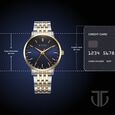 Buy Online Titan Elegance Analog with Date by Hand and Blue Dial ...