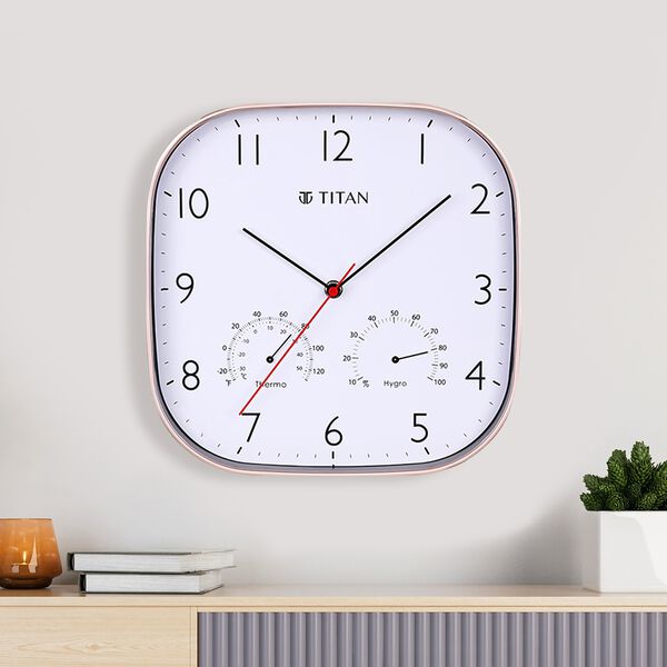 Buy Online Titan Clocks - Clima Classic - Rose Gold - nuw0108pa01 | Titan