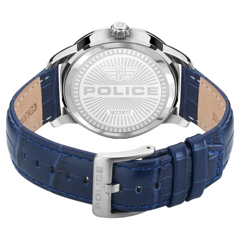 Buy Online Police Blue Dial Blue Strap Analog Watch for Men ...