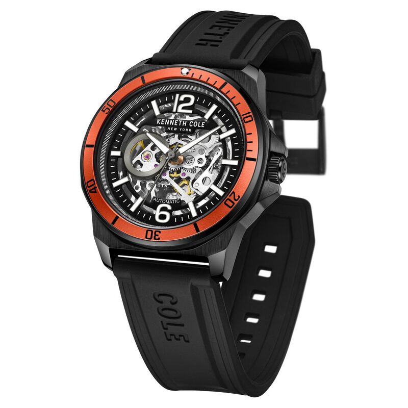 Buy Online Kenneth Cole Black Dial Automatic Watch for Men ...