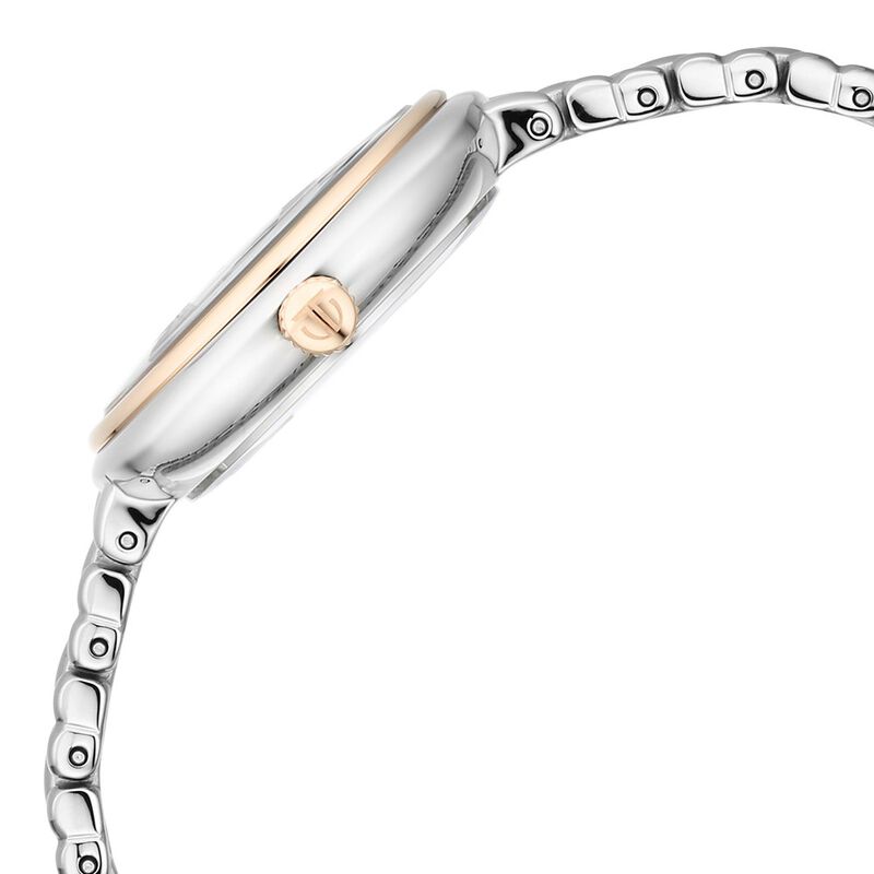 Buy Online Titan Aura Quartz Analog White Mother Of Pearl Dial Rose ...