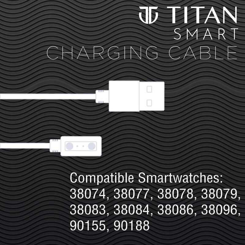 Buy Online Titan Smartwatch Charging Cable 2PIN - acchr9015501 | Titan