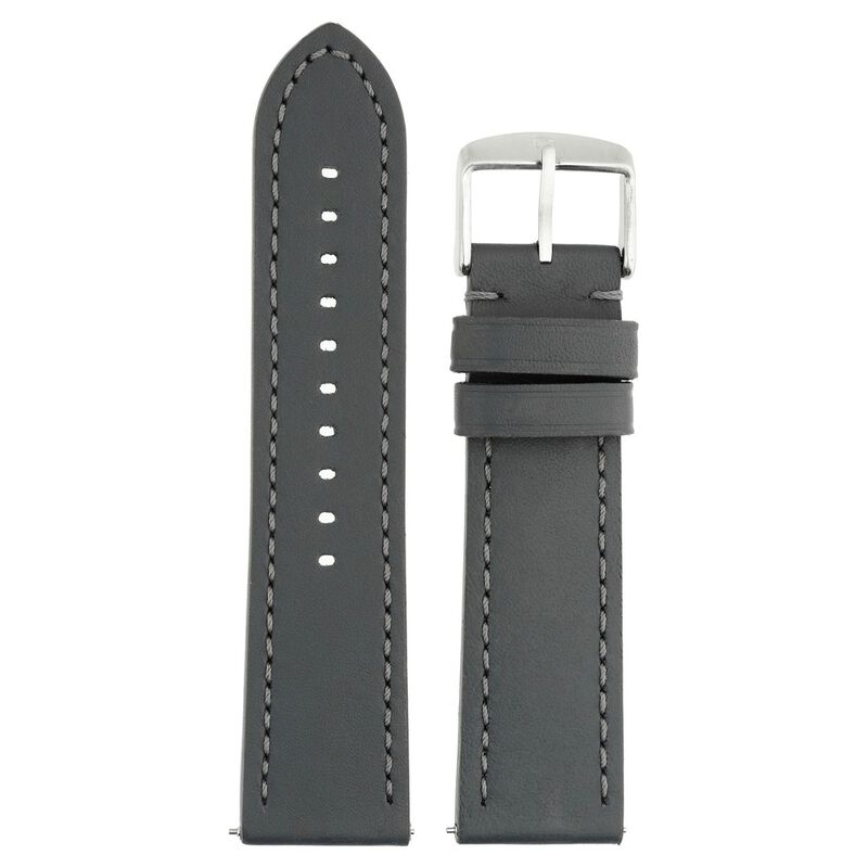 Buy Online 24 mm Grey Genuine Leather Strap for Men - nf106023024sq/p ...