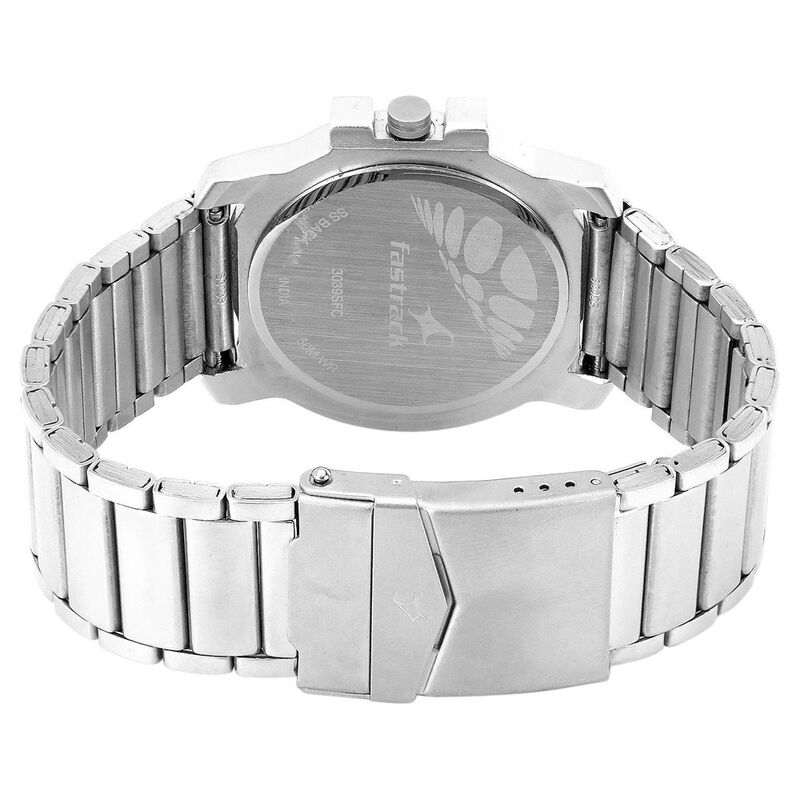 Buy Online Fastrack Quartz Analog Brown Dial Stainless Steel Strap ...