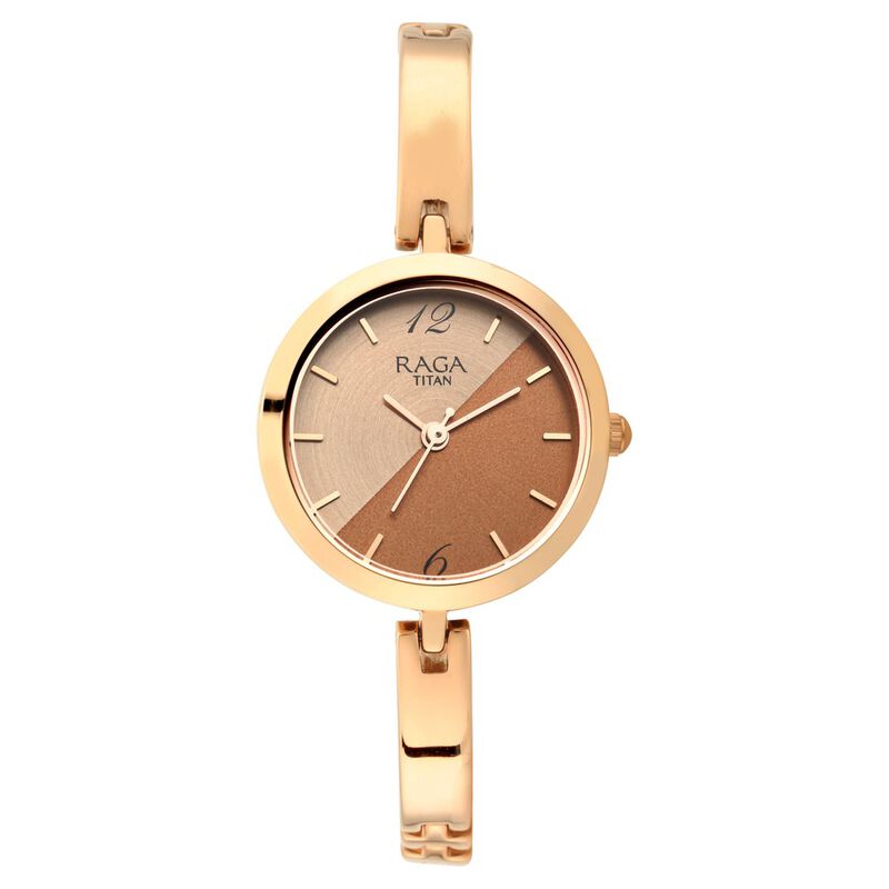 Buy Online Titan Raga Viva Bicolour Dial Women Watch With Metal Strap ...