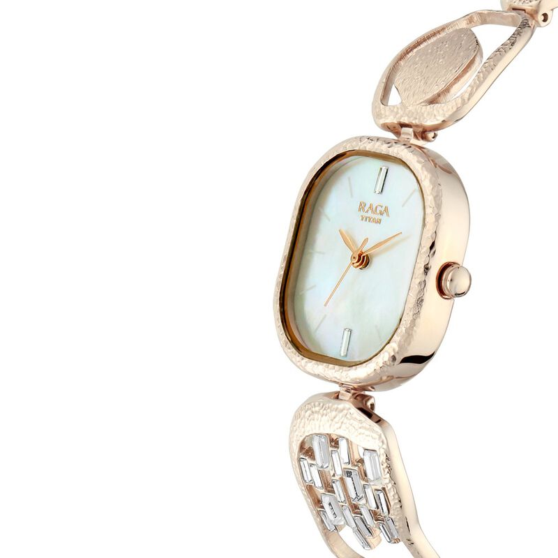 Buy Online Titan Raga I Am Mother of Pearl Dial Women Watch With Metal ...
