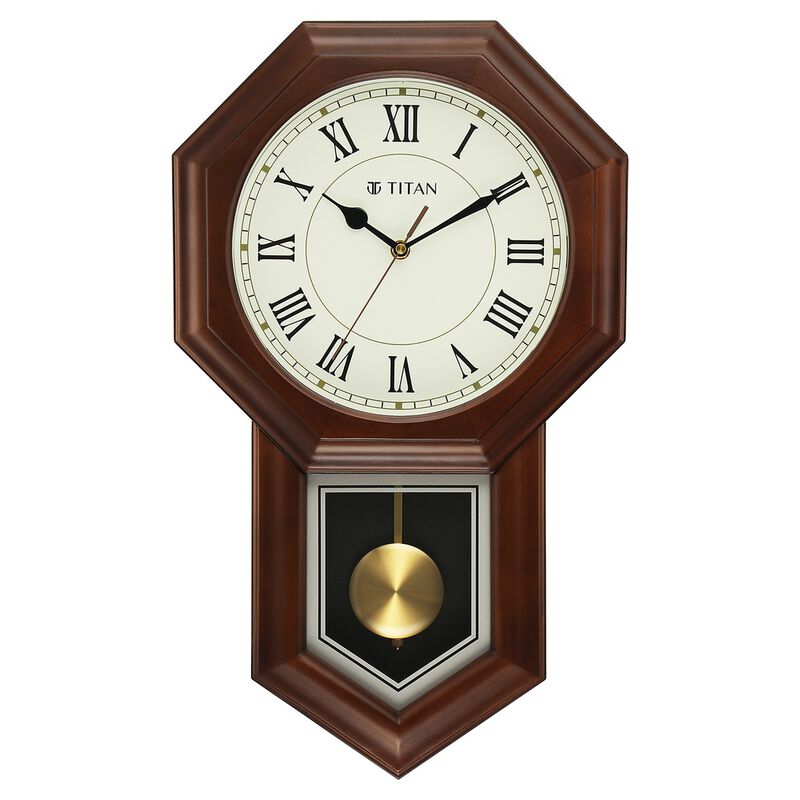 Buy Online Titan Classic Grandeur - Wooden Pendulum Clock - 52 cm x 31 ...