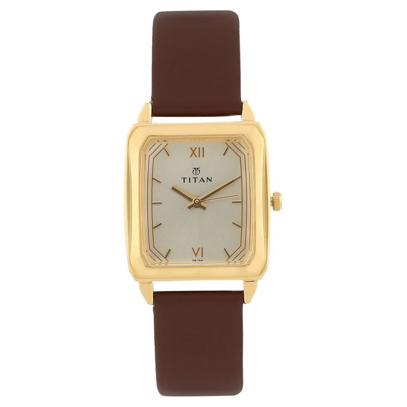 Buy Online Titan White Dial Quartz Stainless Steel Strap watch for ...