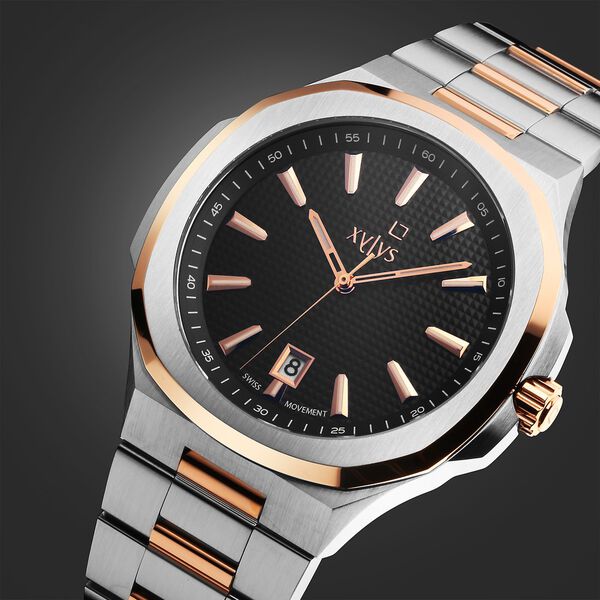 Buy Online Xylys Integra Swiss Analog Stainless Steel Black Dial Watch ...