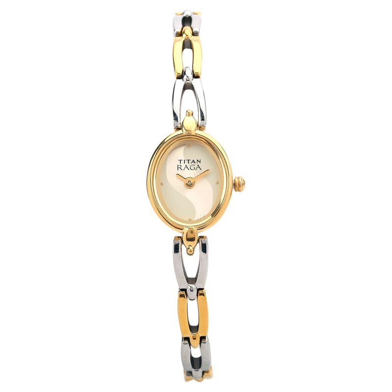Buy Online Titan Raga Silver Dial Women Watch With Metal Strap ...