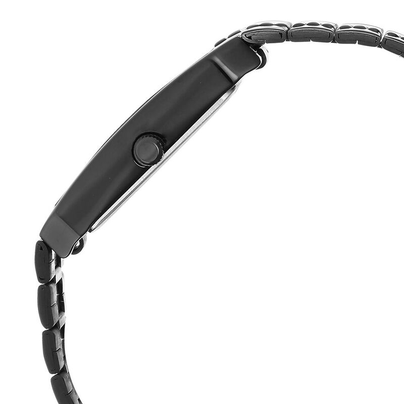 Buy Online Titan Quartz Analog Black Dial Stainless Steel Strap Watch ...