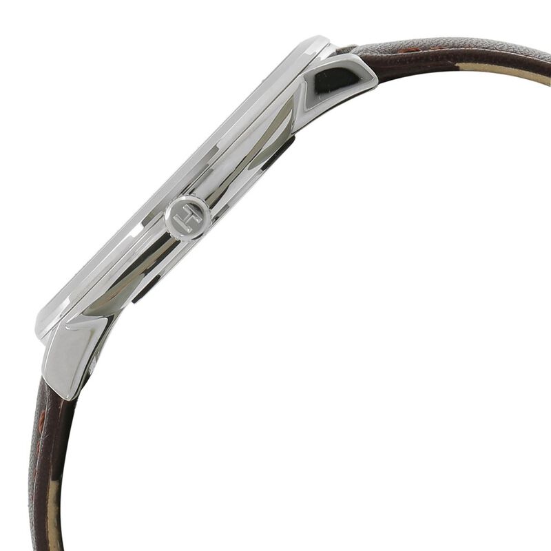 Buy Online Tommy Hilfiger Quartz Analog Grey Dial Leather Strap Watch ...