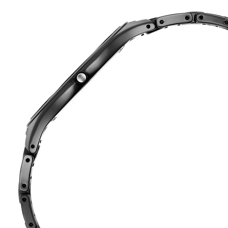 Buy Online Titan Edge Ceramic Quartz in Glossy Black with Diamonds and ...