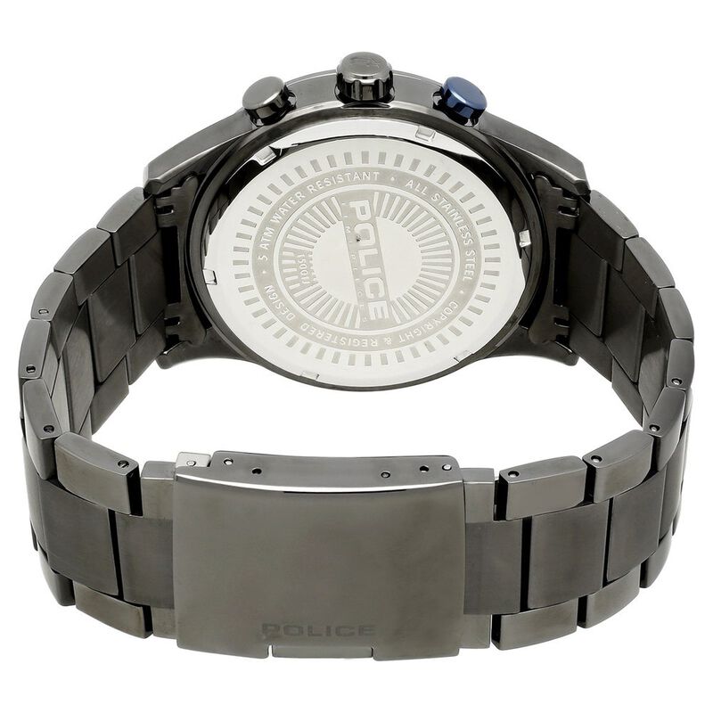 Buy Online Police Quartz Chronograph Grey Dial Metal Strap Watch for ...