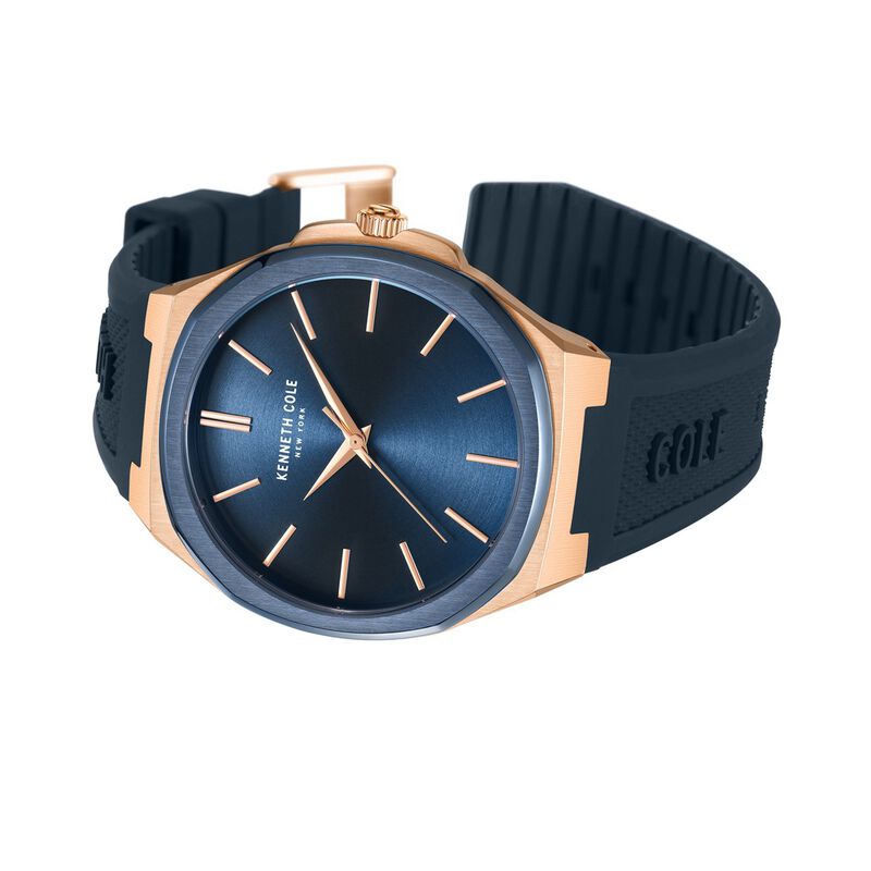 Buy Online Kenneth Cole Blue Dial Quartz Analog Watch for Men ...