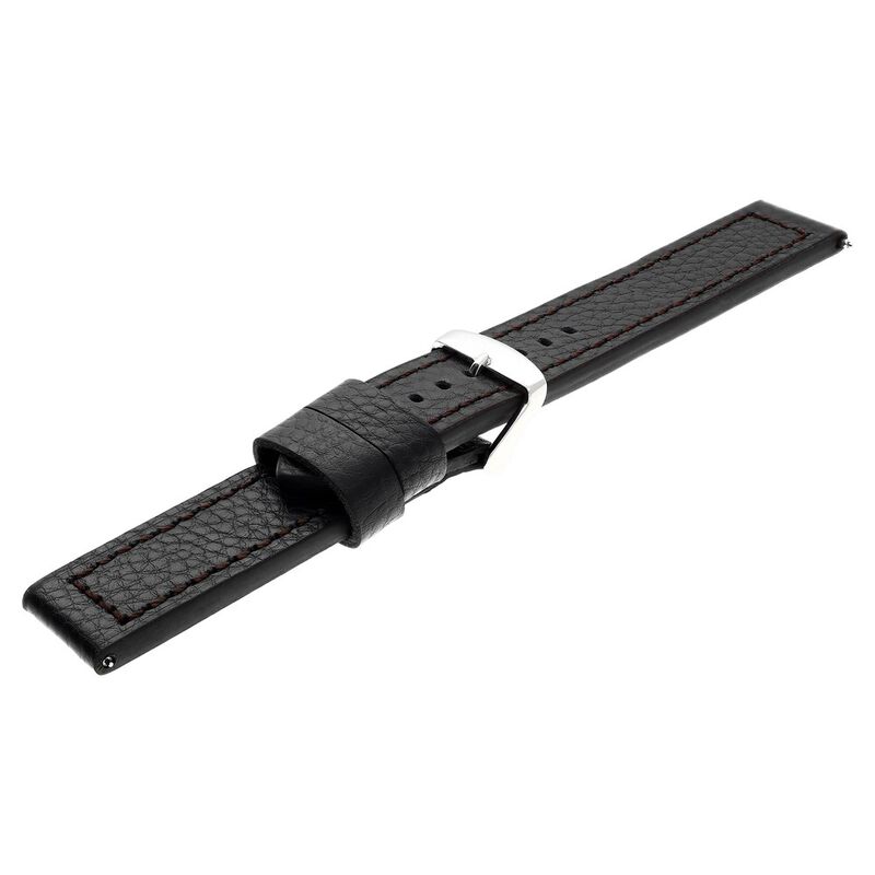 Buy Online 22 mm Black Genuine Leather Straps for Men - 1001211822s/p ...