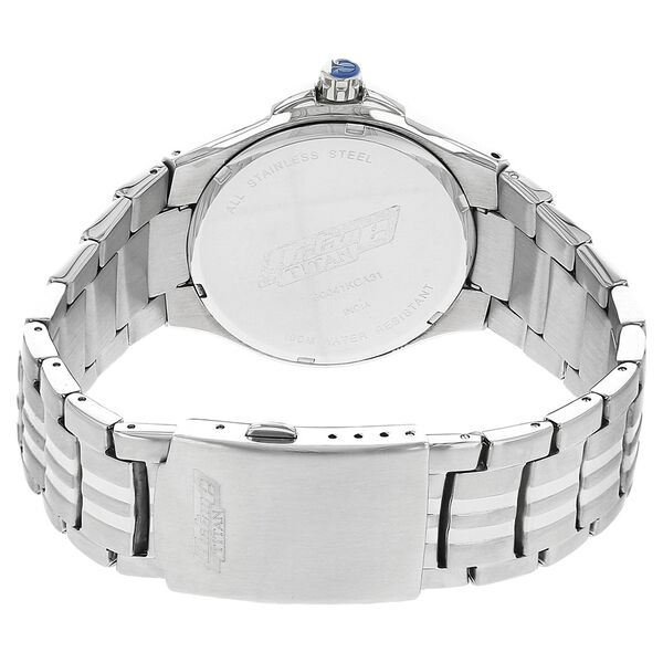 Buy Online Titan Quartz Multifunction Black Dial Stainless Steel Strap ...
