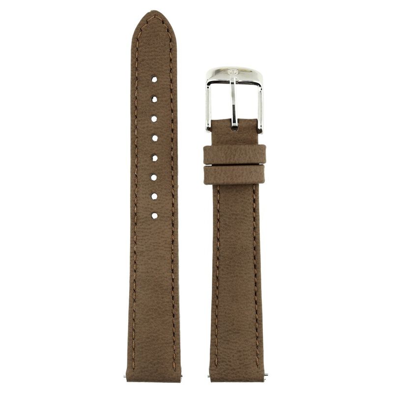 Buy Online 16 mm Brown Genuine Leather Strap for Women - 101017616sq/p ...