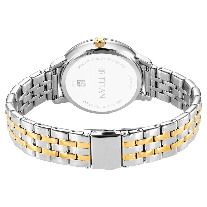 Buy Online Titan Purple Style Up Quartz Analog Mother Of Pearl Dial ...