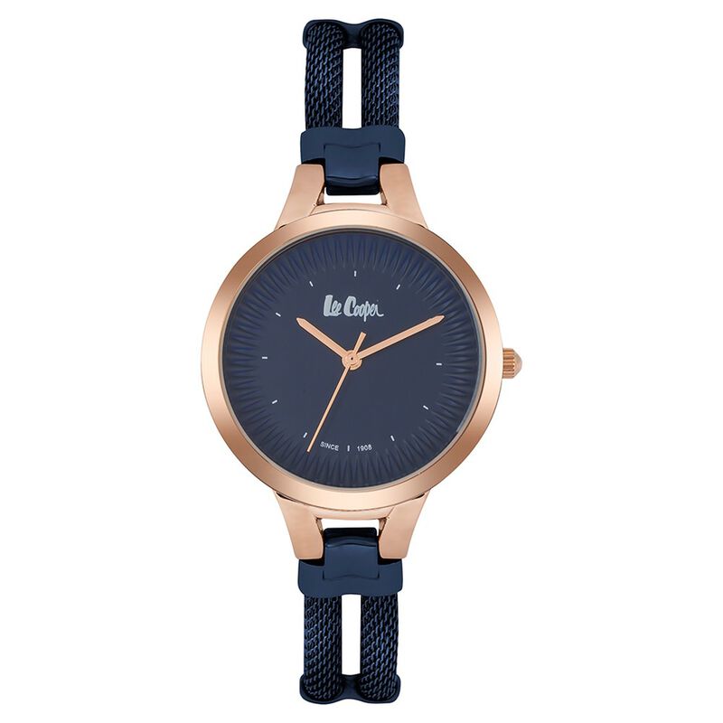 Buy Online Lee Cooper Quartz Analog Blue Dial Watch for Women ...