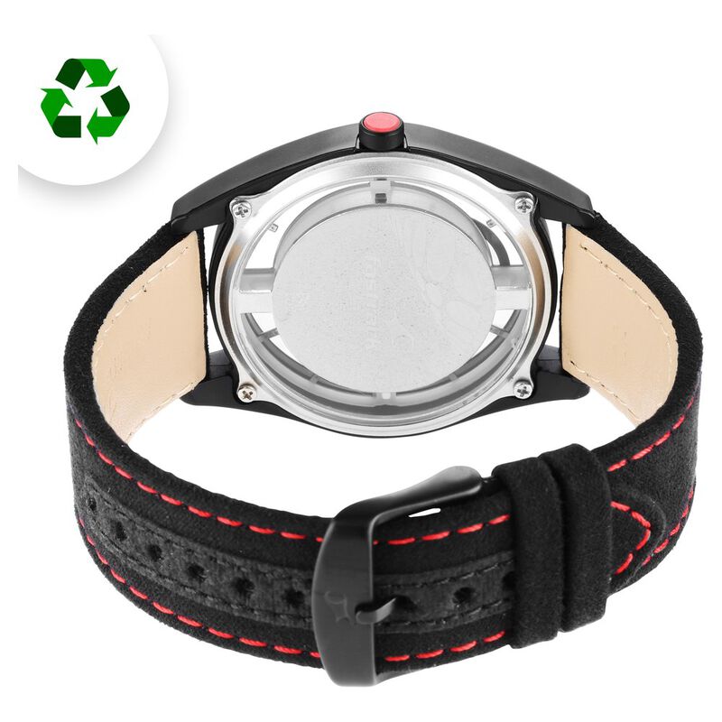 Buy Online Fastrack Revibe Quartz Multifunction Black Dial Fabric Strap ...
