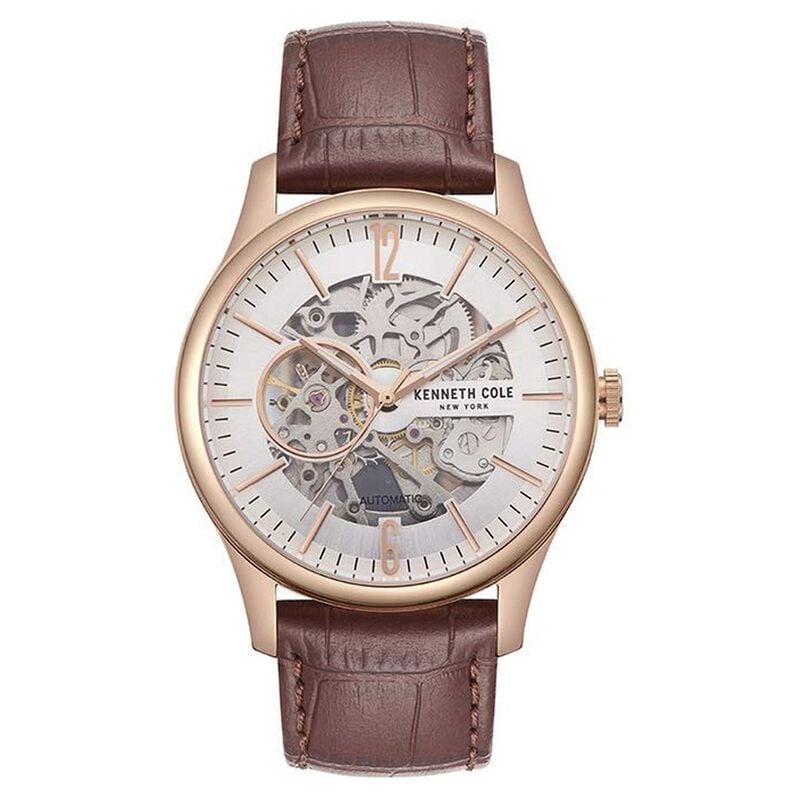Buy Online Kenneth Cole Automatic Silver Dial Watch for Men ...