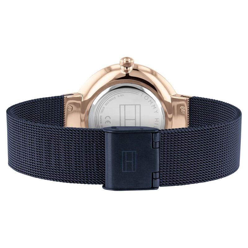 Buy Online Tommy Hilfiger Quartz Analog Blue Dial Stainless Steel Strap ...
