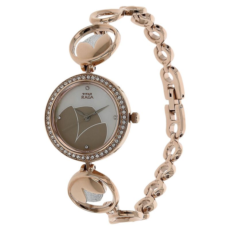 Buy Online Titan Raga Garden Of Eden Mother of Pearl Dial Women Watch ...