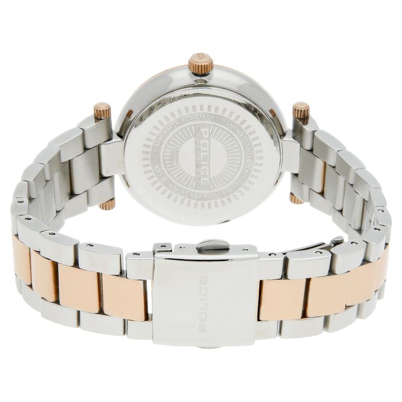 Buy Online Police Quartz Multifunction Mother of Pearl Dial Metal Strap Watch for Women ...