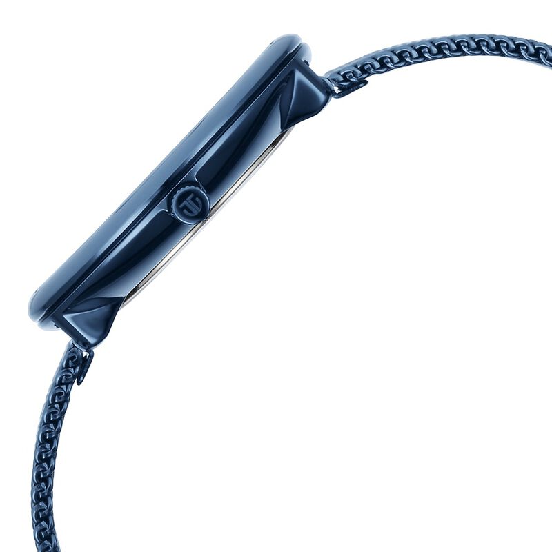 Buy Online Titan Slimline Quartz Analog White Dial Blue Stainless Steel ...