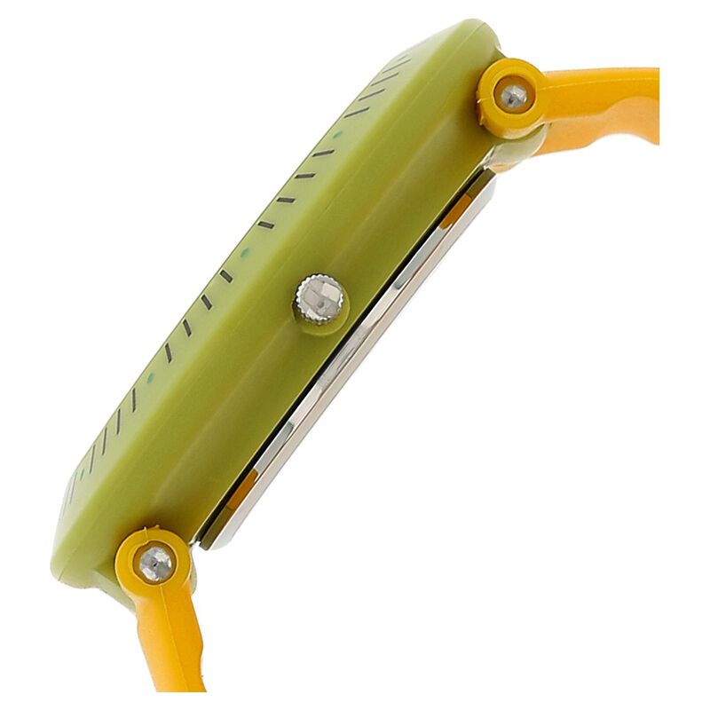 Buy Online Zoop By Titan Quartz Analog Yellow Dial PU Strap Watch for ...