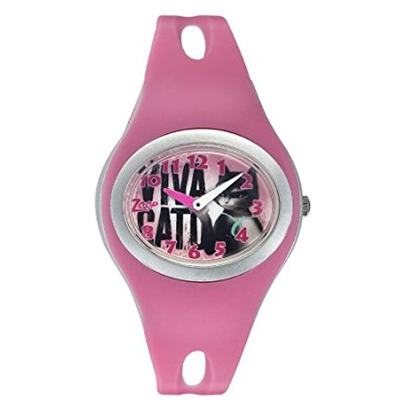 Buy Online Zoop By Titan Quartz Analog Pink Dial Plastic Strap Watch ...