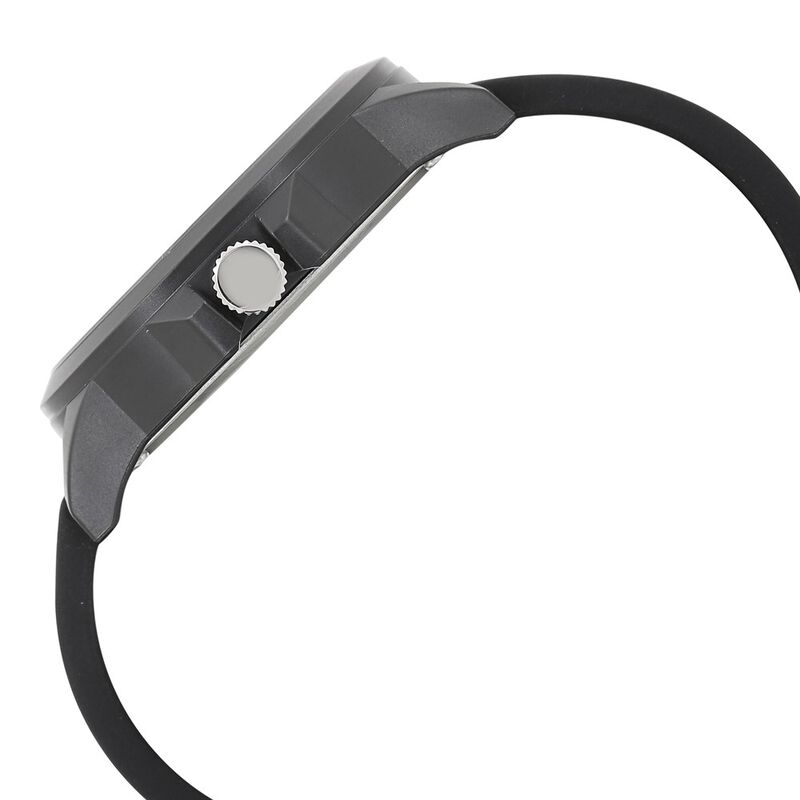 Fastrack Quartz Analog Black Dial Silicone Strap Watch for Unisex