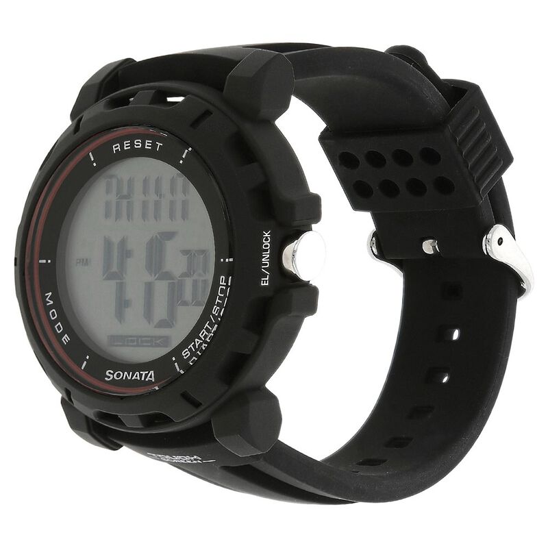 Buy Online SF Digital Dial Plastic Strap Watch for Men - nl77037pp07 ...