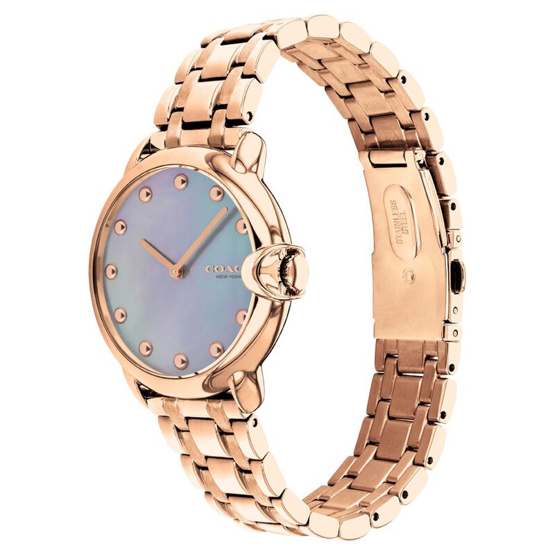 Buy Online Coach Quartz Chronograph Blue Dial Stainless Steel Strap ...