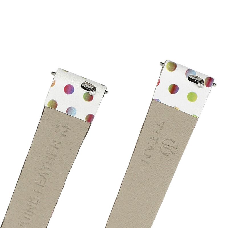 Buy Online 12 mm Multicolour Genuine Leather Strap for Women ...