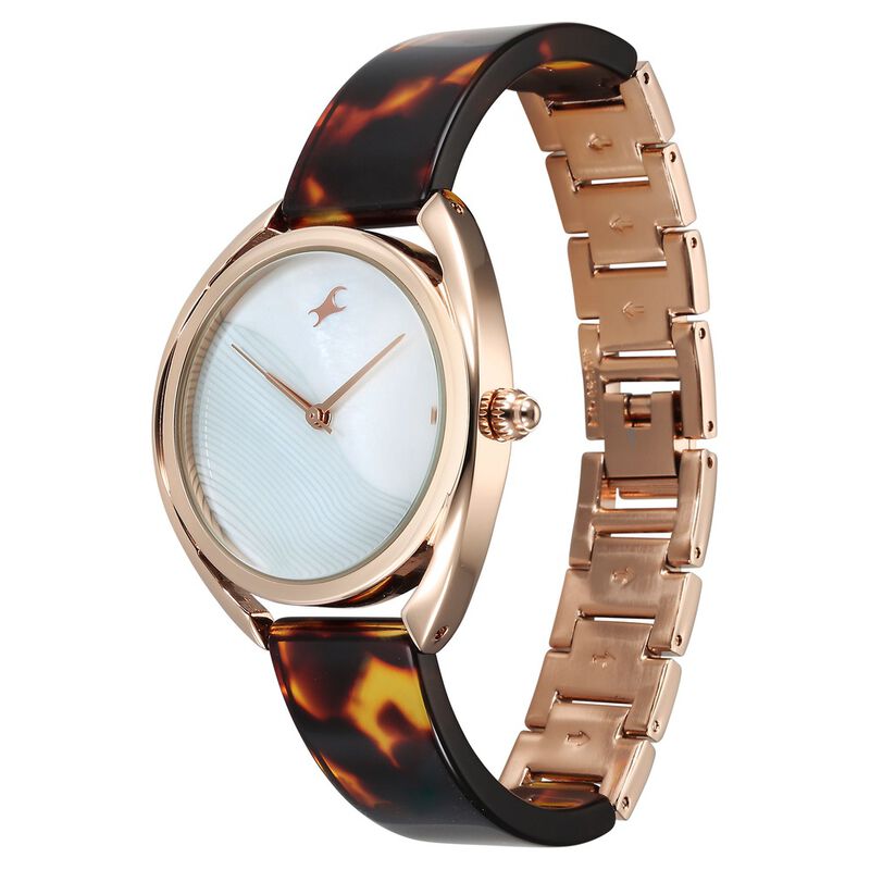 Buy Online Fastrack Younique Quartz Analog Mother Of Pearl Dial Acetate