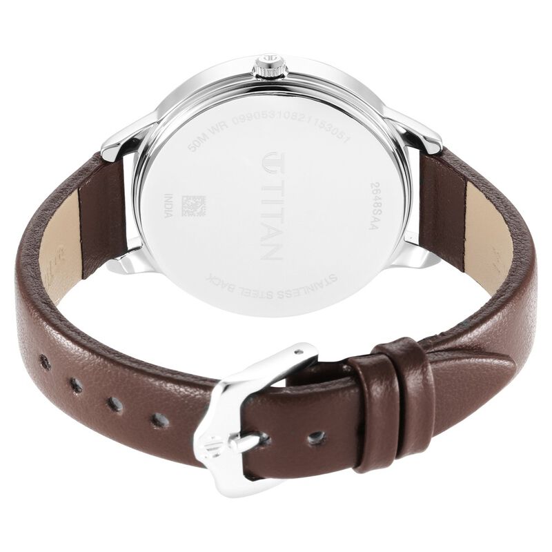 Buy Online Titan Trendsetters Silver white Dial Women Watch With ...