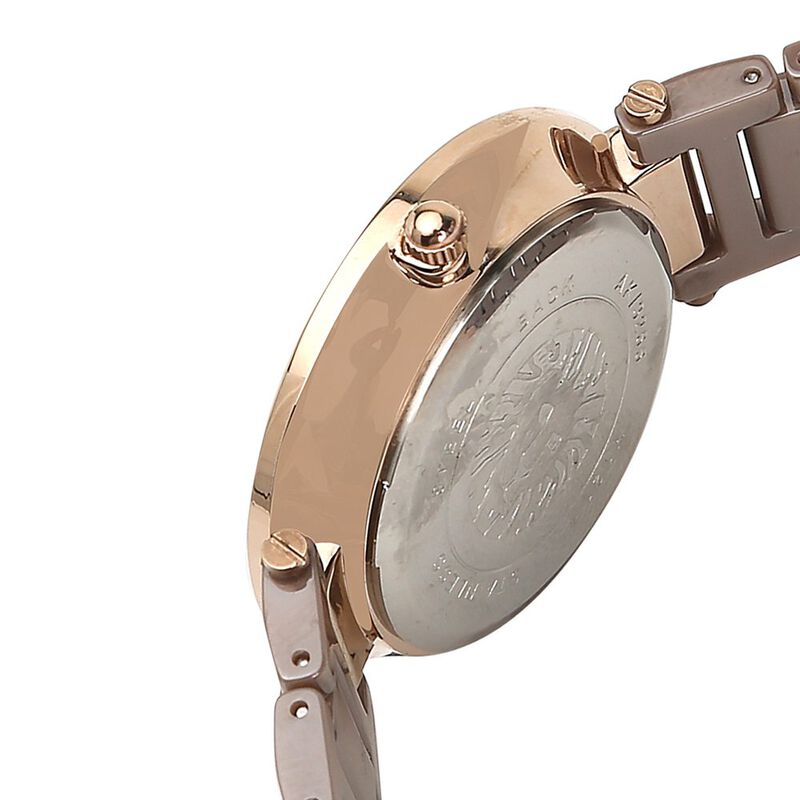 Buy Online Anne Klein Quartz Analog Purple Dial Ceramic Strap Watch for ...