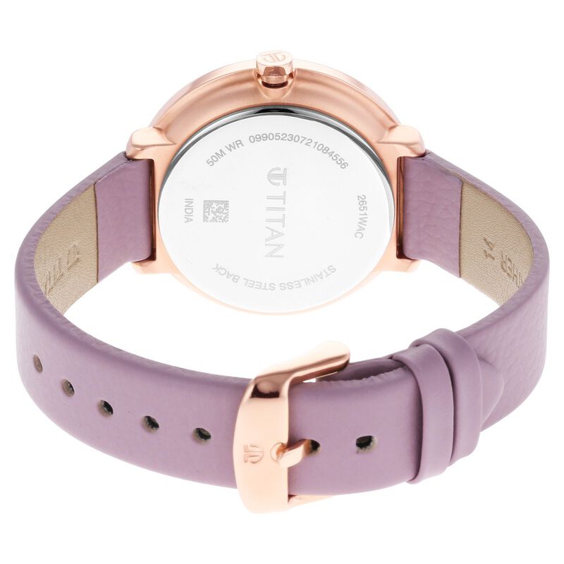 Buy Online Titan Pastel Dreams Quartz Analog Leather Strap Watch for ...