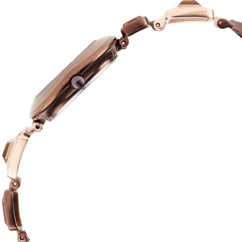 Buy Online Titan Raga Love All Brown Dial Analog Metal Strap watch for ...