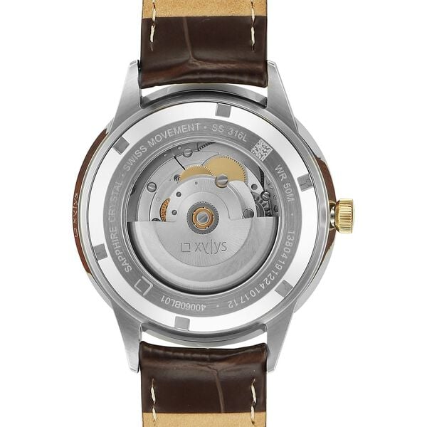 Buy Online Xylys Swiss Automatic Silver Dial Silver Stainless Steel ...