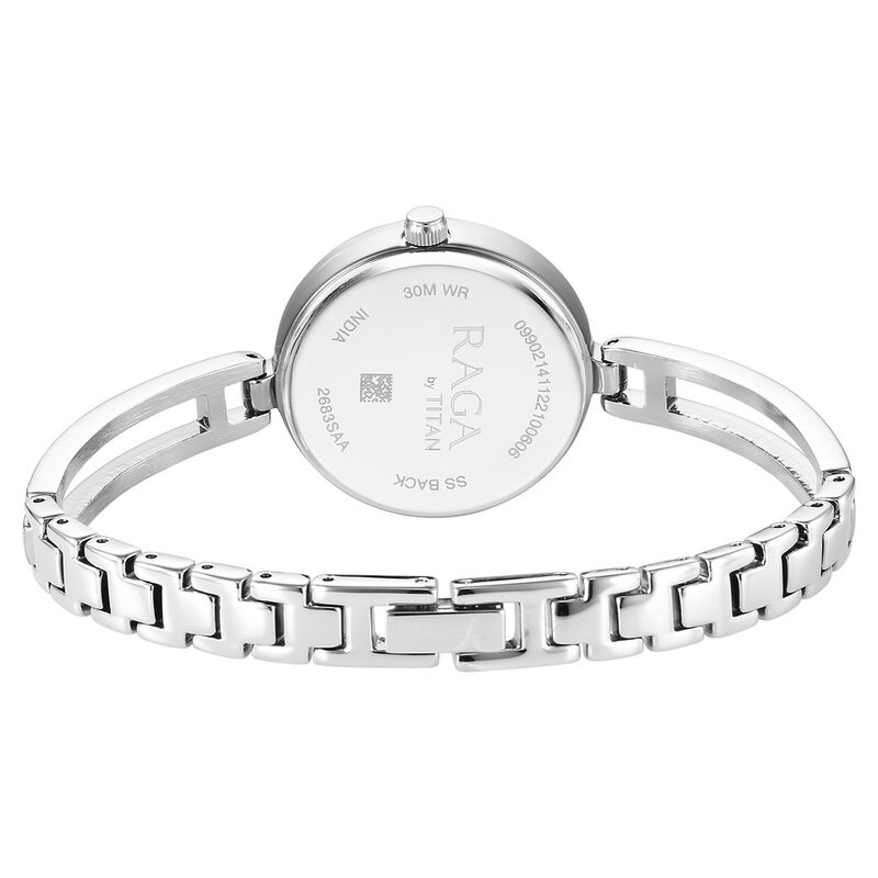 Buy Online Titan Raga Viva Silver Dial Metal Strap Watch for Women ...