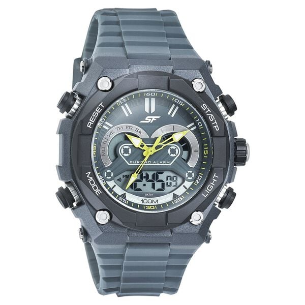 Buy Online SF Quartz Analog Digital Grey Dial Watch for Men ...