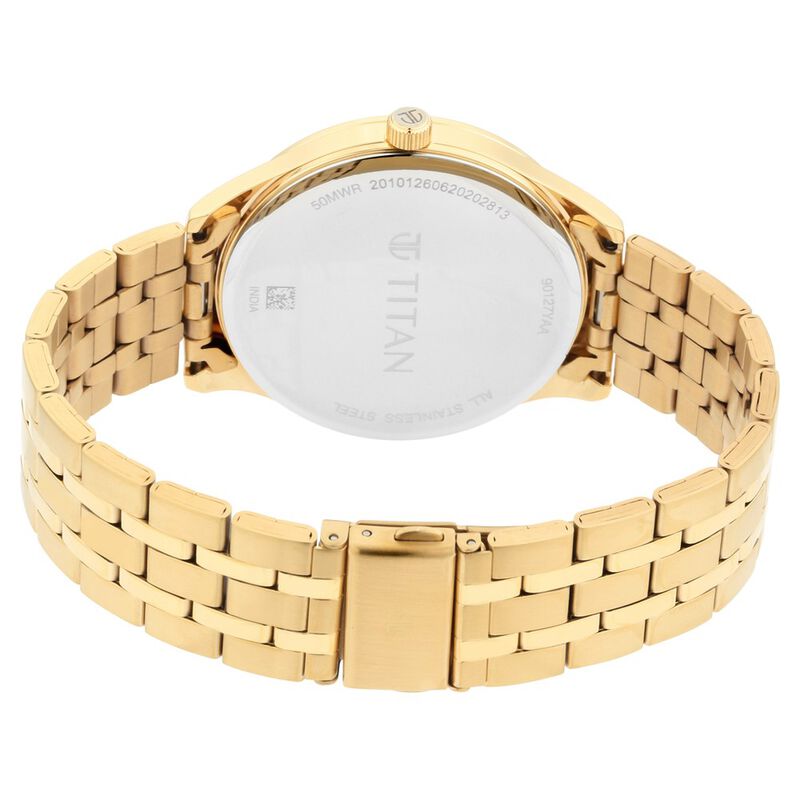Buy Online Titan Regalia Opulent Black Dial Analog with Day and Date ...